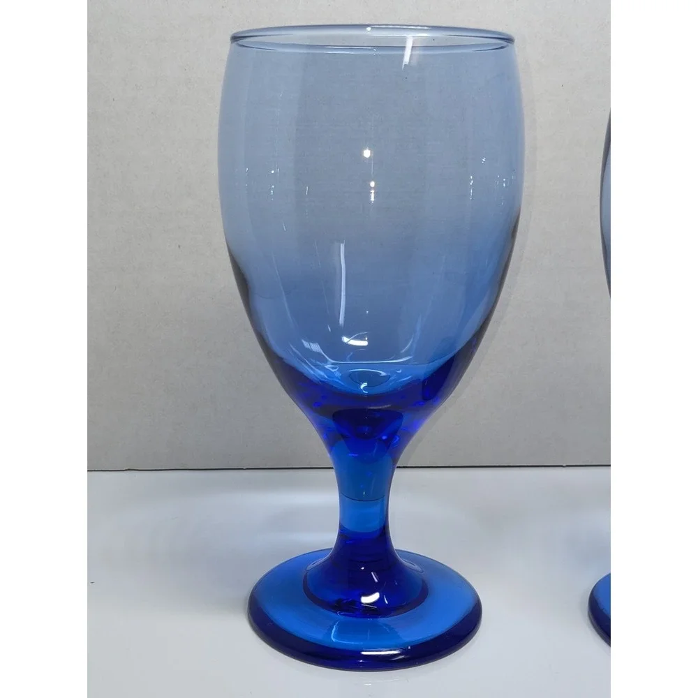 Libbey | Dining | Libbey Glass Mediterranean Blue Teardrop Premiere ...